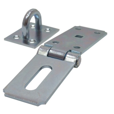 Heavy Duty Hasp and Staples Gate/Shed Door Lock For Padlock - 200mm ...