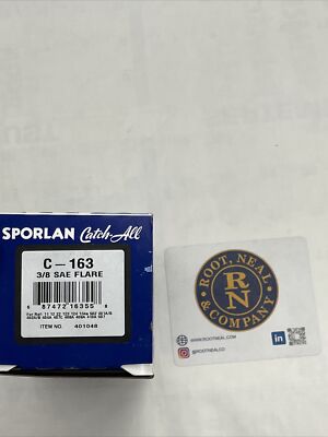 Sporlan Catch All C-163, 401048, Sealed Filter Drier | eBay