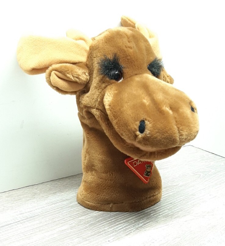 Dakin Christmas Moose Puppet HuckleBetty New NWT NOS Christmoose Plush Vtg | eBay