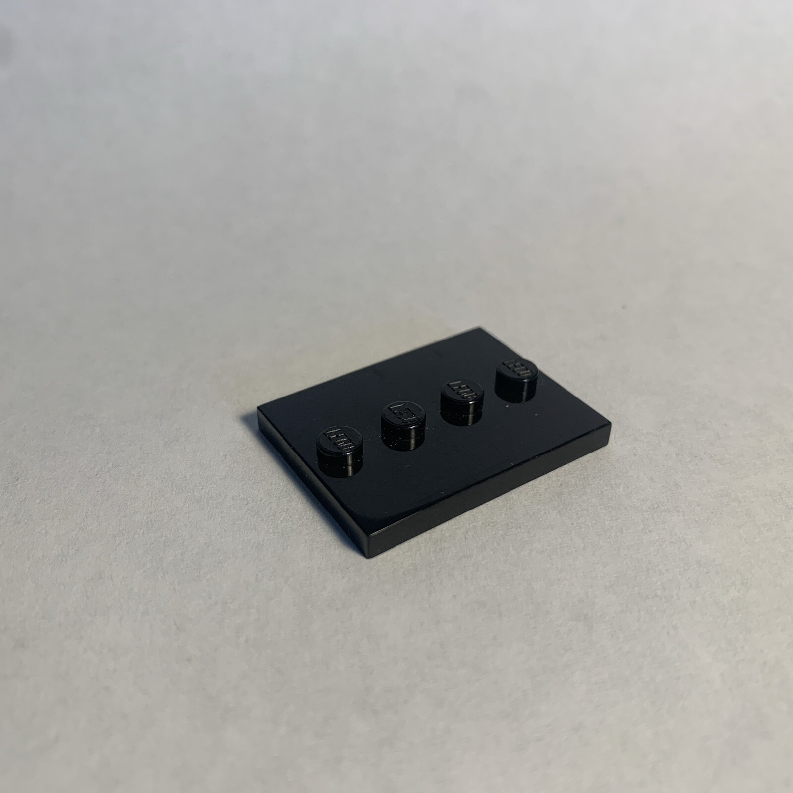 LEGO Black Tile Minifigure Display Stand 3 x 4 Center Studs CMF Series ...