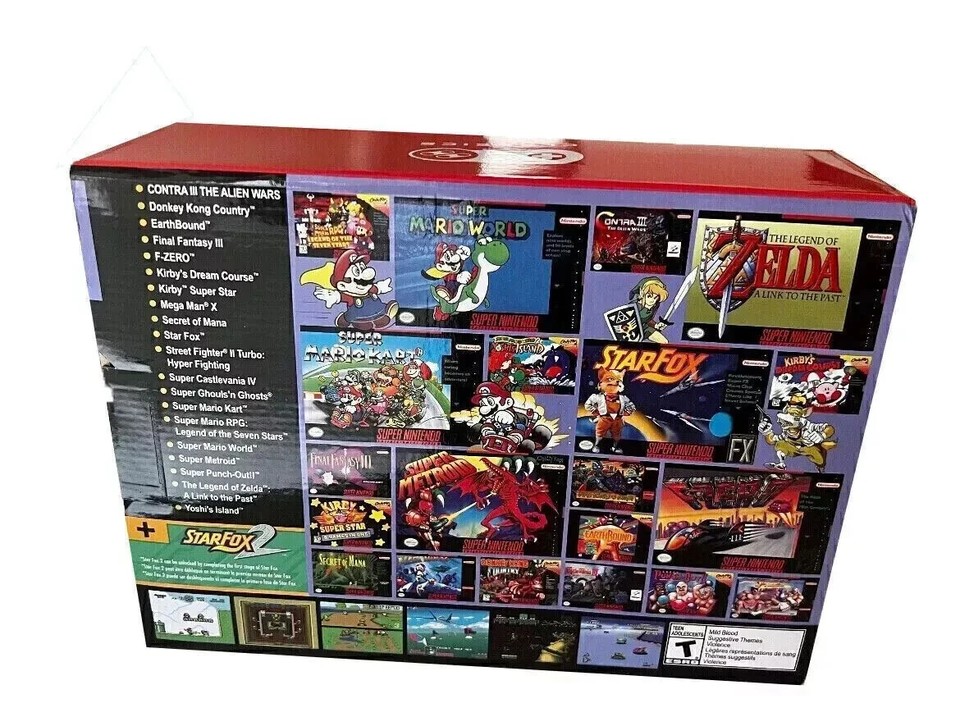 SNES Super Nintendo Classic Mini Super Entertainment System 21 Games | eBay
