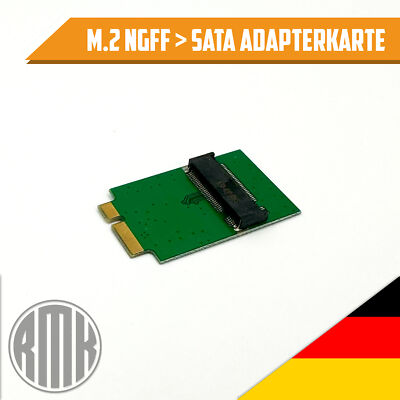 M.2 - NGFF - Adapter Karte Upgrade M2 SATA 6+12 Pin SSD MacBook Air ...