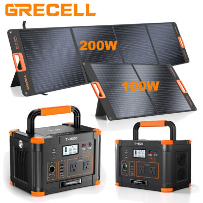 Peak 2000W Power Station Portable Solar Generator Backup Battery ...