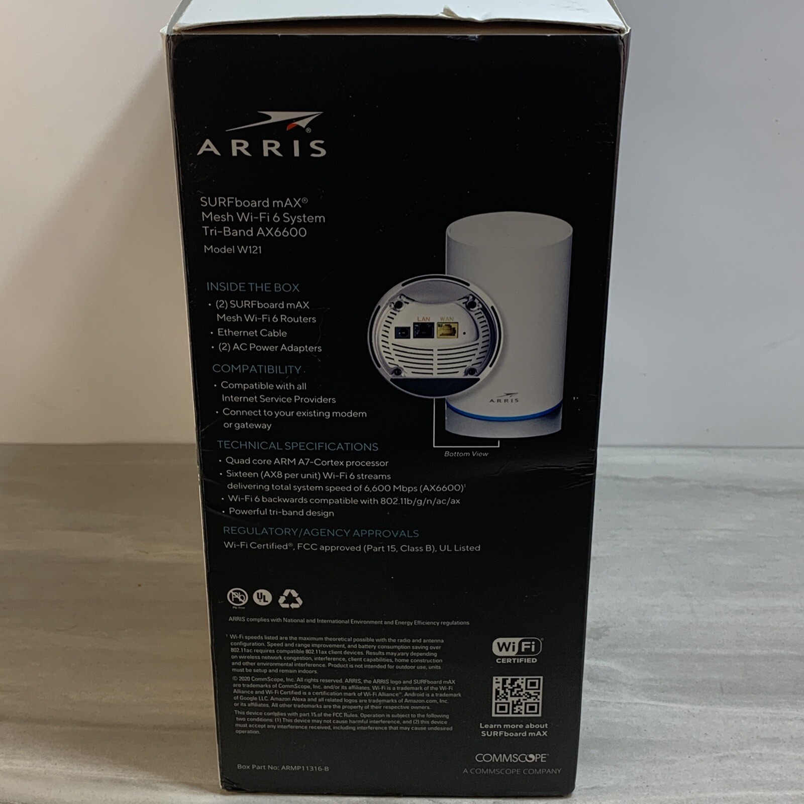 ARRIS - SURFboard mAX AX6600 Tri-Band Wi-Fi 6 Mesh System (2 pack ...