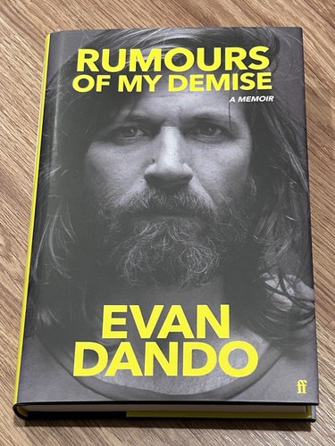Evan Dando Rumours of My Demise Signed Hardback NEW 9781982175221 | eBay