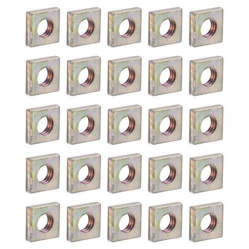 M4-0.7x2.2 Square Nut Carbon Steel Coarse Thread Fasteners Colorful ...