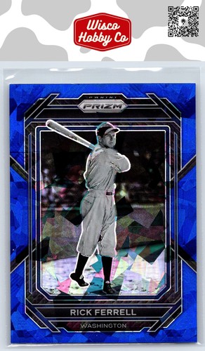 2023 Panini Prizm Rick Ferrell #282 Blue Ice Prizm Washington Senators ...