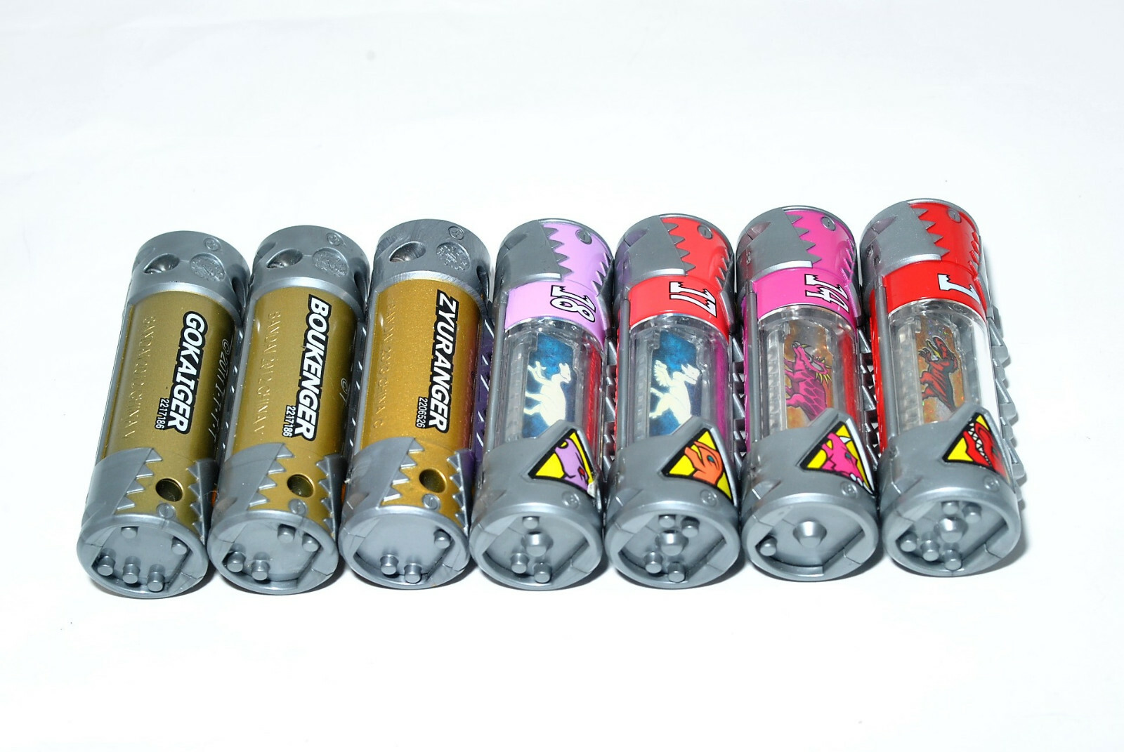 POWER RANGERS Dino Charge Zyudenchi Kyoryuger Lot of 7 Energems from ...
