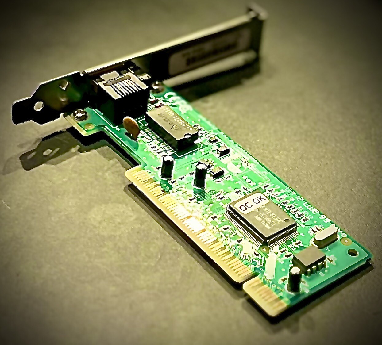 HP PC DOS Windows WS-R452 Vintage PCI 10 - 100 Ethernet Network Card ...