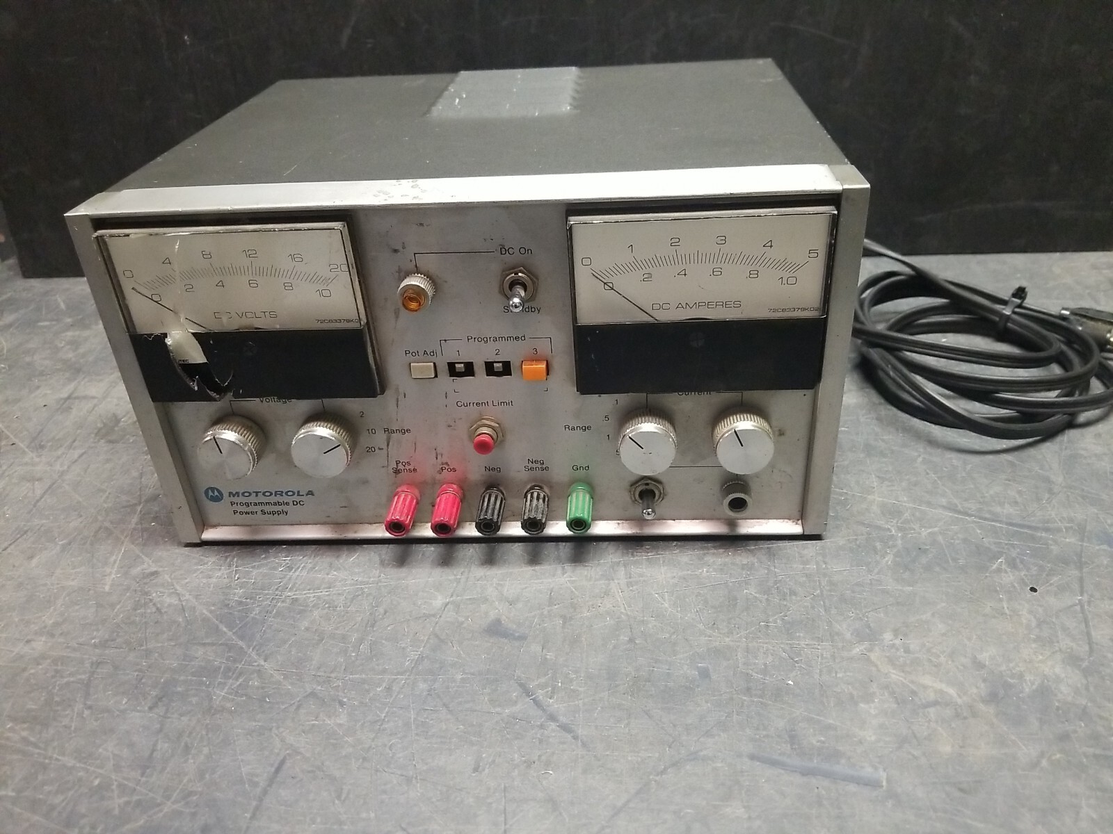 Motorola S-1348A Programmable DC Power Supply (Volt meter broken) __ | eBay