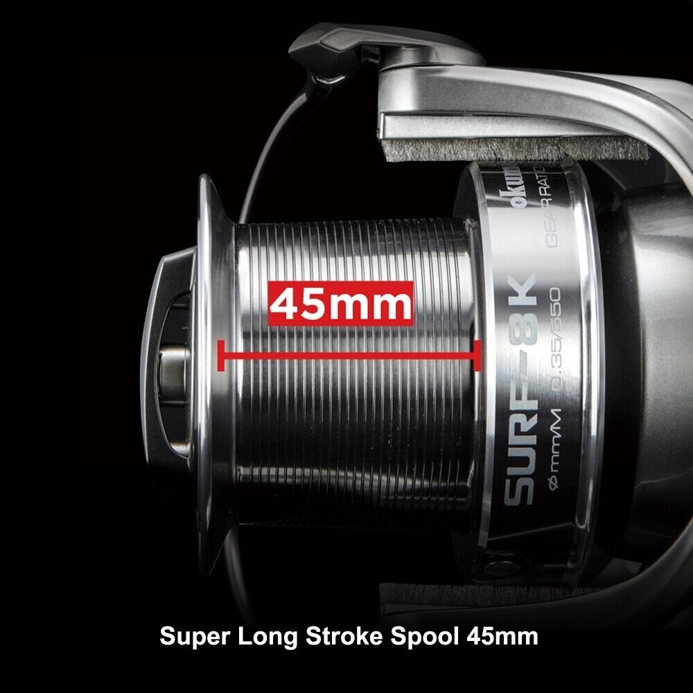 Okuma Surf 8K Surf Long Cast Spinning Fishing Reel | eBay