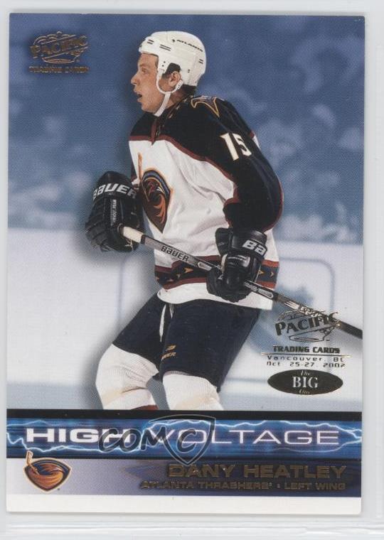 2001-02 Pacific High Voltage The Big One (Vancouver) /10 Dany Heatley ...