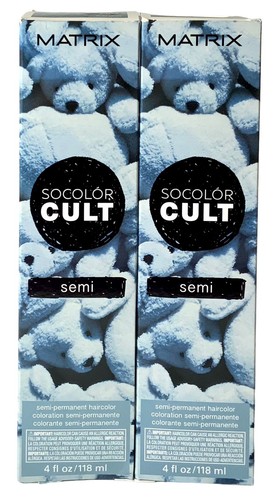 2-Matrix SoColor Cult “Dusty Blue” Semi Permanent Hair Color, 4 fl. oz ...