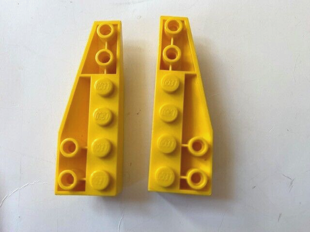 LEGO Parts: Inverted Wedge SET, Cockpit, 2x6, Yellow, Part #'s 41764 ...