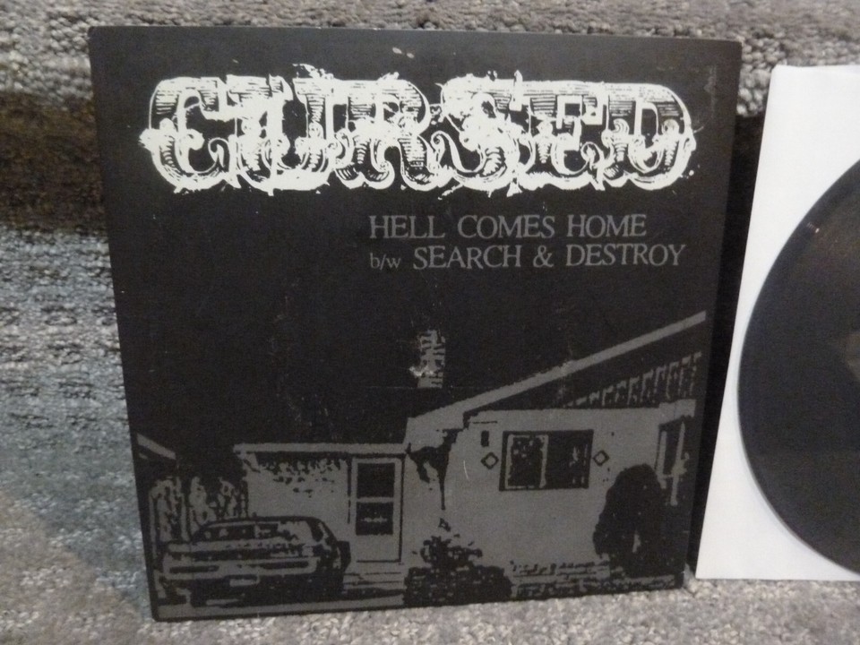 Cursed Hell Comes Home Search & Destroy 45 rpm 7" vinyl record GREY ...