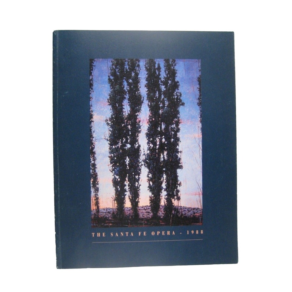 Santa Fe Opera Program 1988 Tickets Die Fledermaus Gene Rush Season | eBay