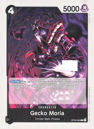 Emperors in the New World #OP09-085 Gecko Moria | eBay