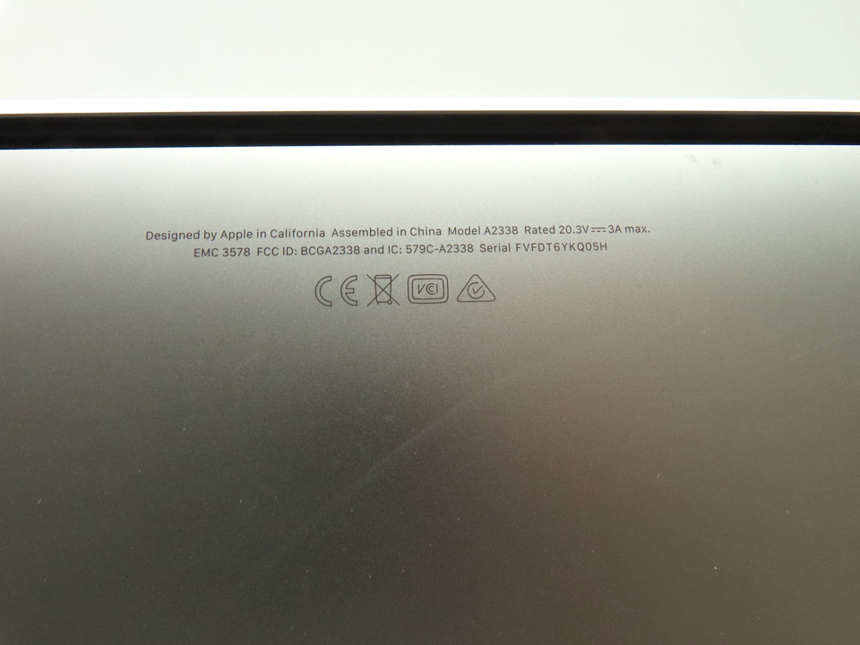 Apple MacBook Pro A2338 2020 13" M1 8-Core 3.2GHz 8GB RAM 512GB SSD | eBay