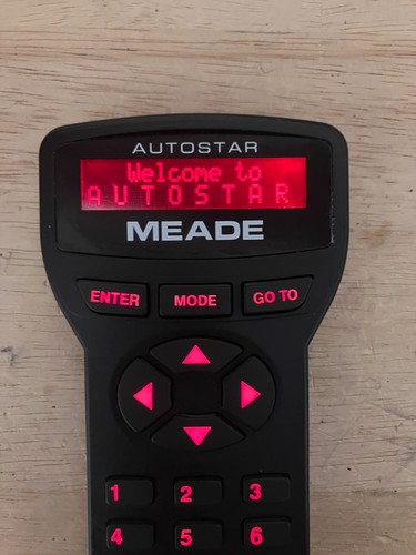Meade 497 Autostar upgraded hand controller | eBay