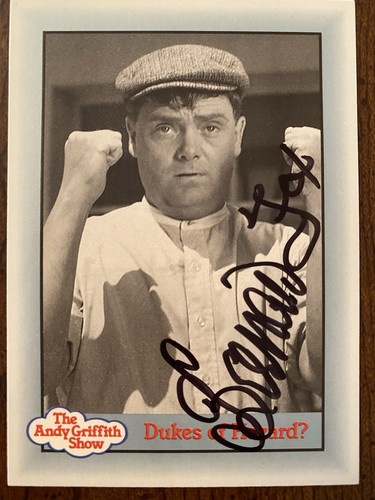 Bernard Fox Signed Autographed The Andy Griffith Show Trading Card In ...