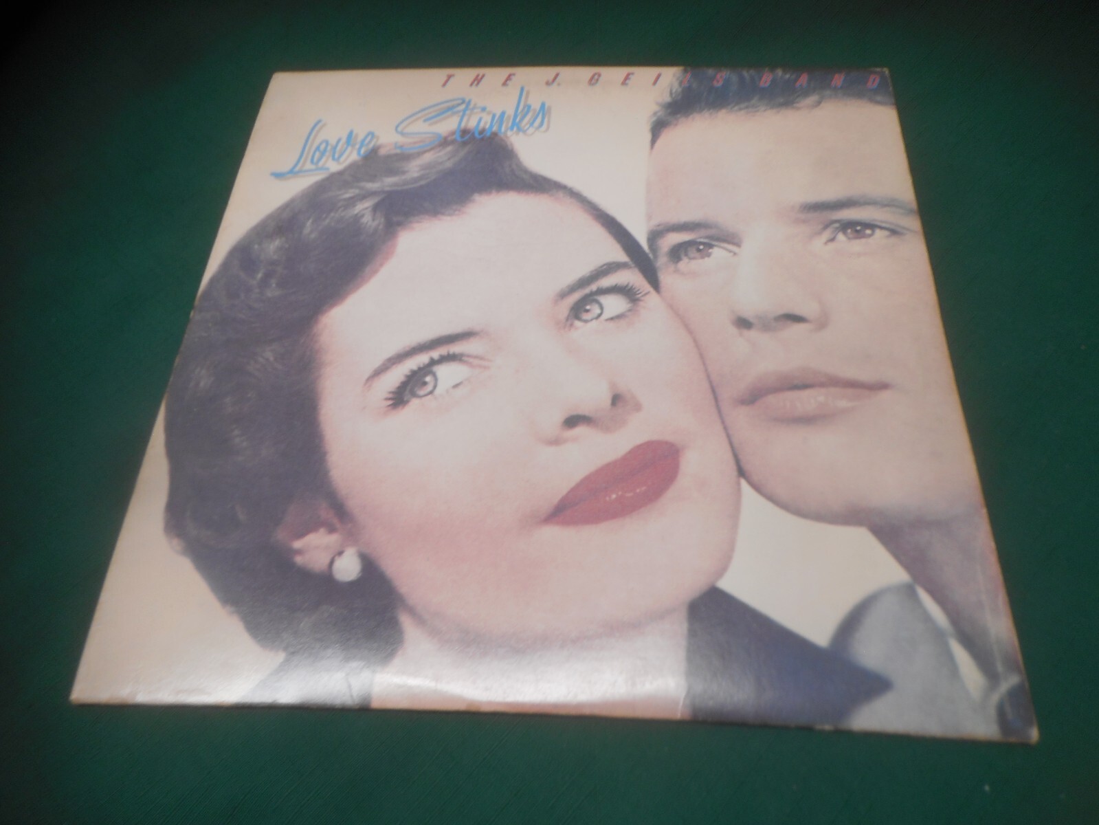 The J. Geils Band "LOVE STINKS" FRAMED VINYL LP ALBUM COVER With ALBUM ...
