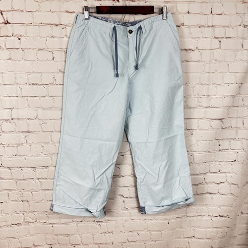 Horny Toad Women's Size 10 Light Blue Cargo Cropped Pants | eBay