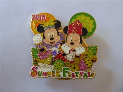 Disney Trading Pins 109894 TDR - Mickey Mouse & Minnie Mouse - Summer ...