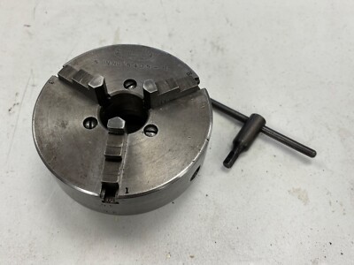 5" Union 3 jaw chuck Hardinge taper lock mount | eBay