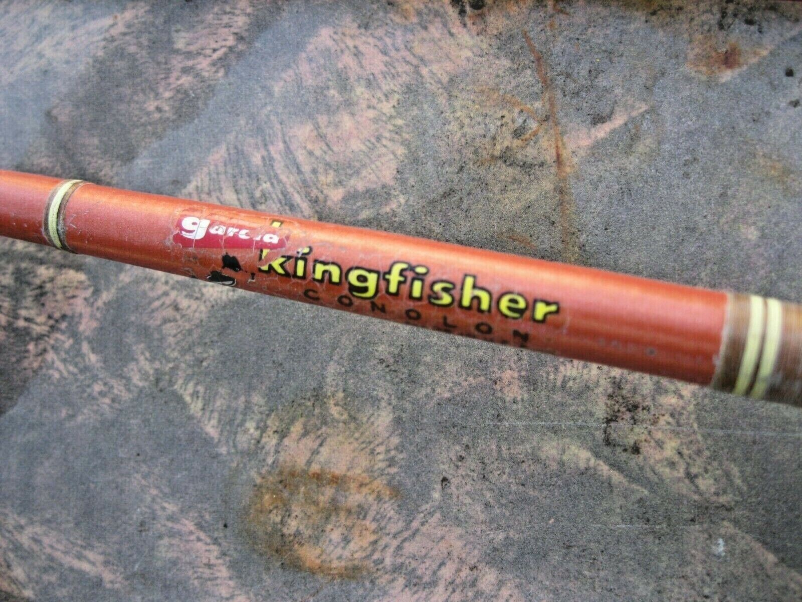 VINTAGE GARCIA 6' KINGFISHER CONOLON 2120 MEDIUM ACTION SPIN CASTING ...
