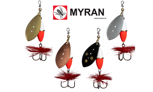 MYRAN Wipp HOT 3,5,7,10,15,20g Spinner Schweden Barsch Forelle Hecht ...