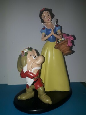 Snow White & Grumpy (Snow White And Grumpy) Statue Disney Extremely Rare | eBay Australia