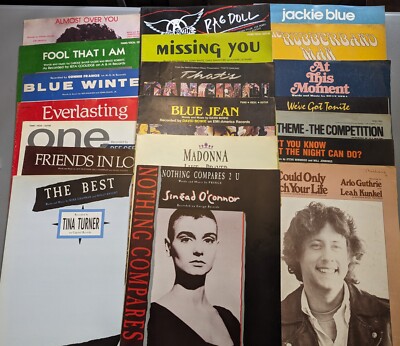 Select a Sheet Music! Your Choice $19.99, Buy More & Save 60s-80s | eBay