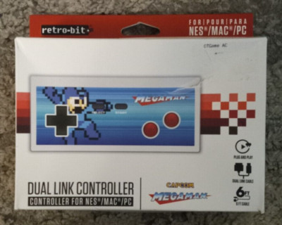 Retro-bit CAPCOM Official Megaman for Nintendo NES USB Dual Link ...