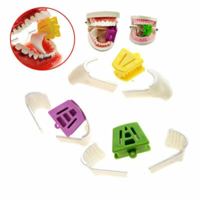 1 Set Dental Mouth Prop Bite Block & Tongue Guard Kit Cheek Retractor L ...