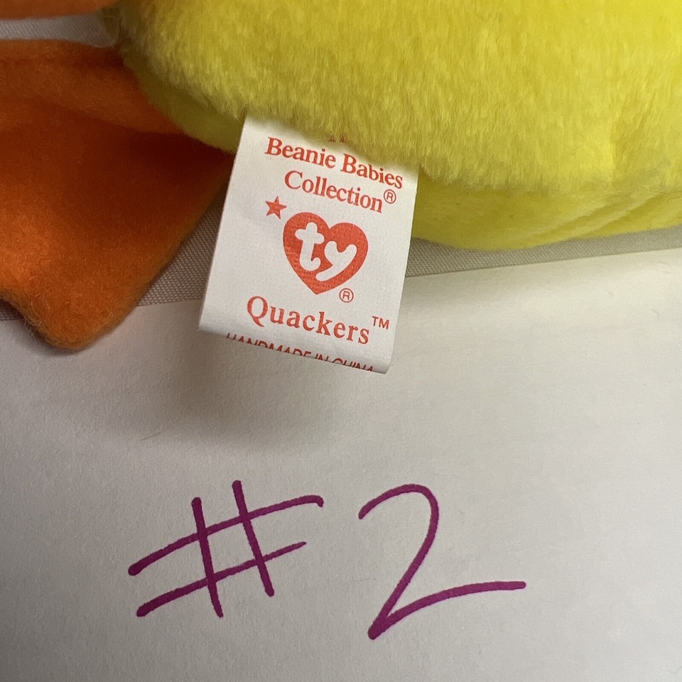 Ty Beanie Babys - Quackers The Duck 6" Plush Toy 8421040247| eBay
