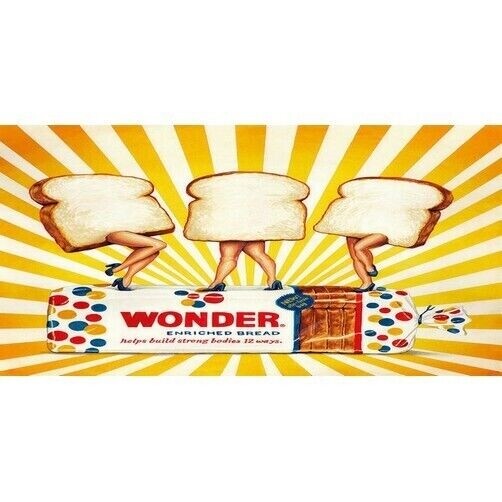 WONDER BREAD BILLBOARD GLOSSY STICKER 3"x1.5" | eBay