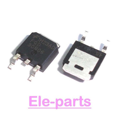 10 PCS FQD30N06 TO-252 FQD 30N06 60V N-Channel MOSFET Transistors Chip ...
