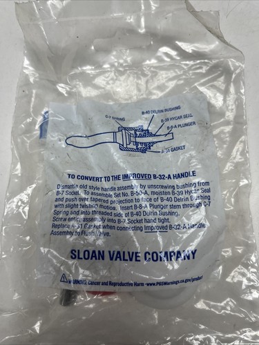 Box Of 6 Sloan Royal B50A Handle Repair Kit New Sealed Package FREE ...