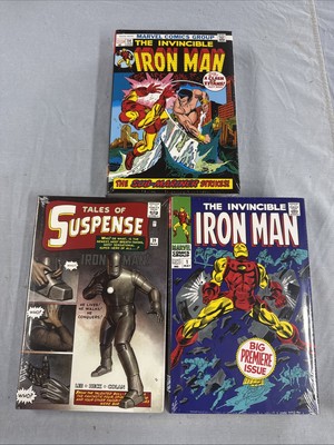 Marvel Comics INVINCIBLE IRON MAN Omnibus Vol #1 2 3 DM HC Global Ship ...