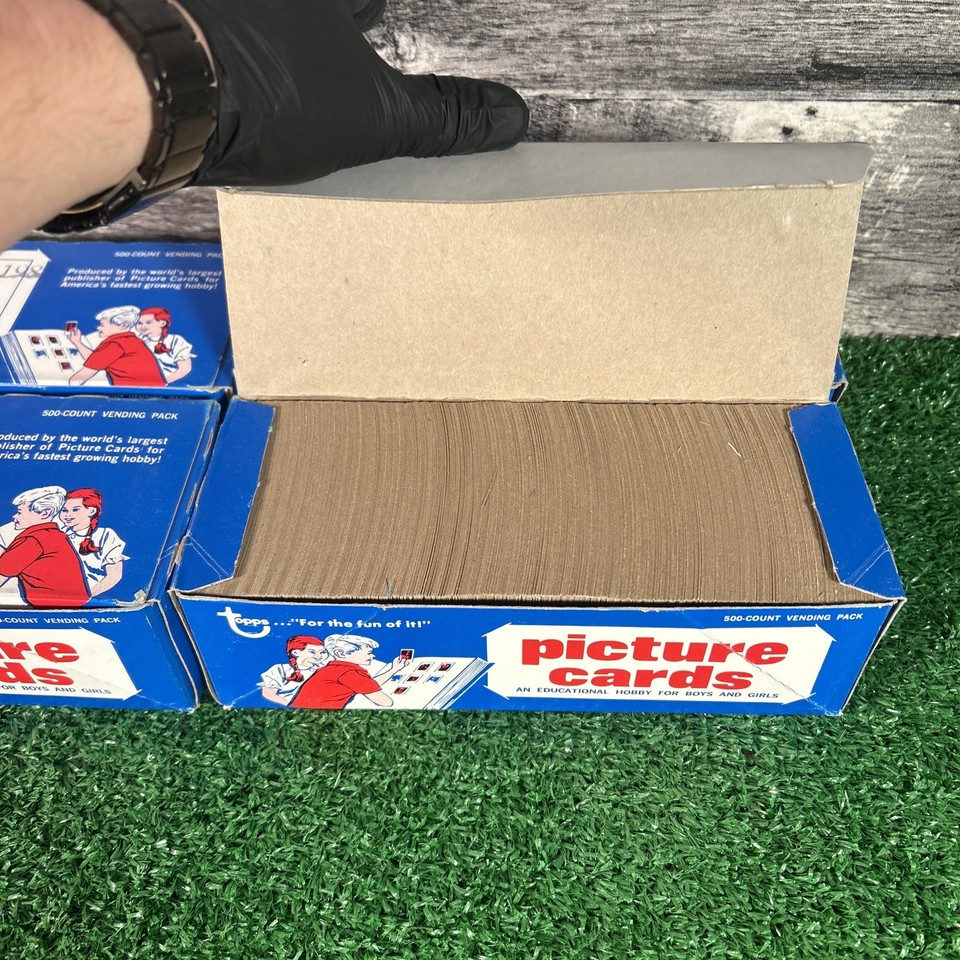 (4) 1987 Topps Baseball Vending Boxes from Factory Sealed Case FREE ...