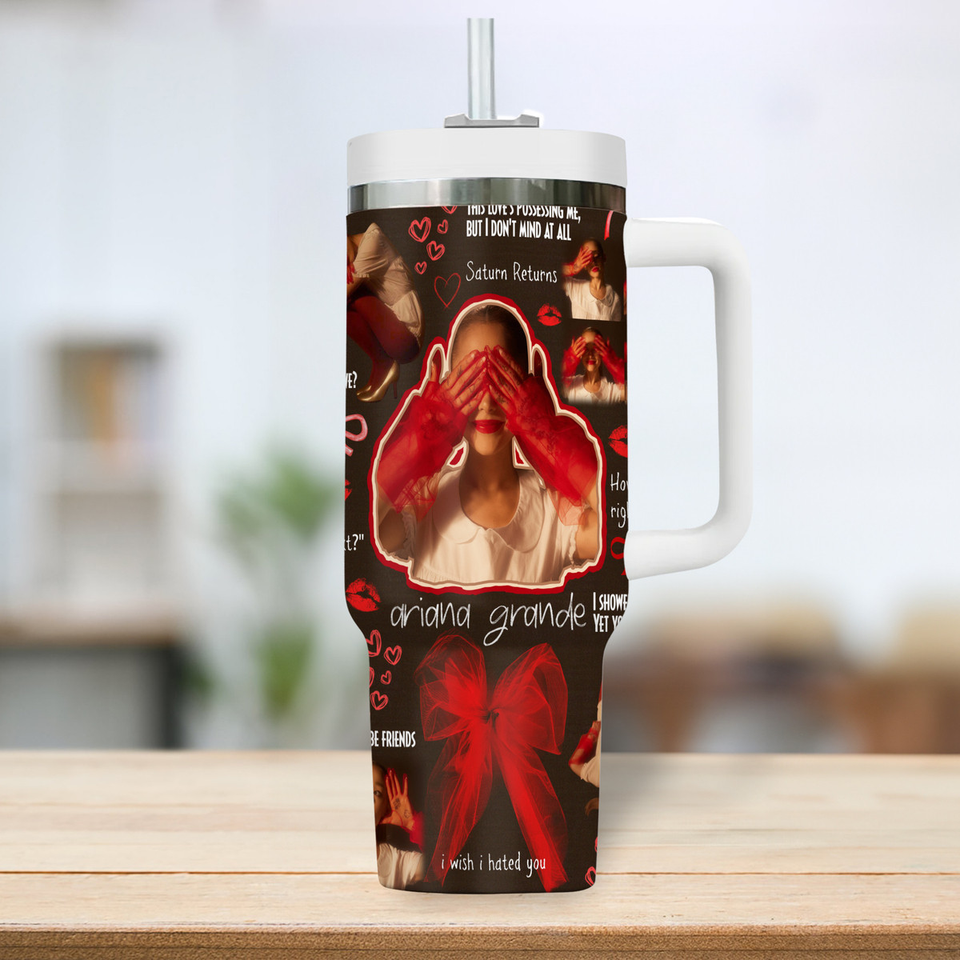 Love Song Pop Singer Inspired Tumbler With Handle – 20oz 30oz 40oz | eBay
