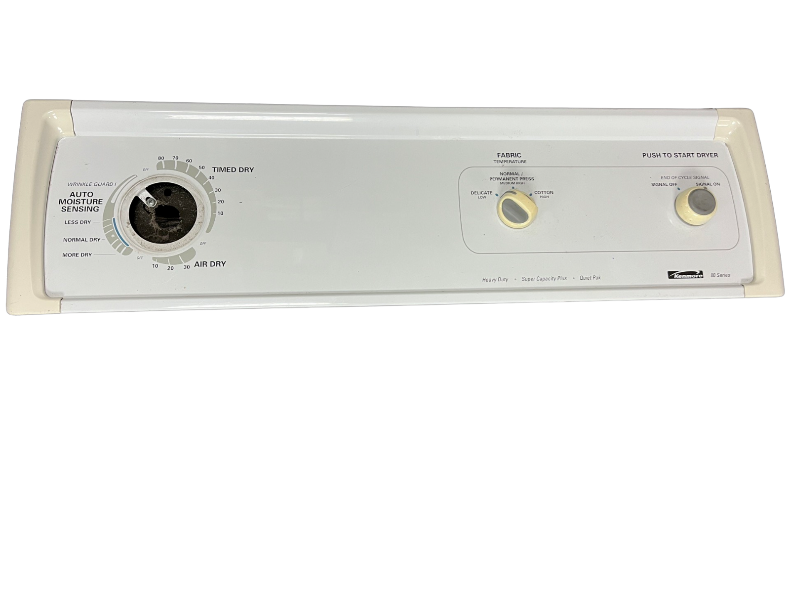 Genuine OEM KENMORE Dryer Control Panel With Switches ( NO Timer ...
