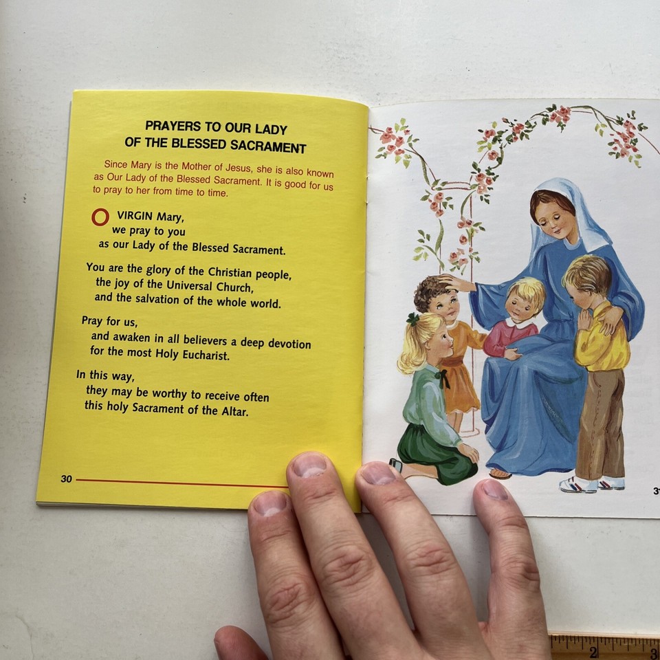 First Holy Communion Missal Catholic Church Prayer Catechism Book Mass ...