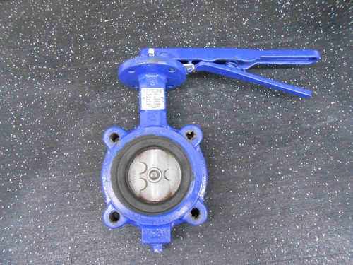 KEYSTONE FIGURE 222 3" CAST IRON BUTTERFLY VALVE WITH 304 SS DISC ...