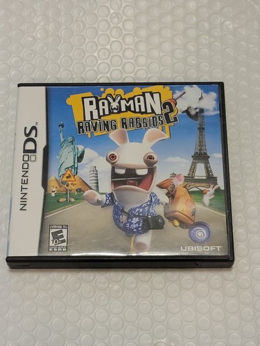 Rayman Raving Rabbids 2 Nintendo DS Game Complete with Manual 2007 CIB ...