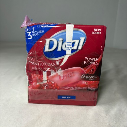 Dial Power Berries 3 Pack 4oz Soap Antioxidant Glycerine Red ...