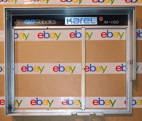 Robot Controller Karel GMF Robotics M-100 DISPLAY PANEL TRIM LOGO SIGN ...