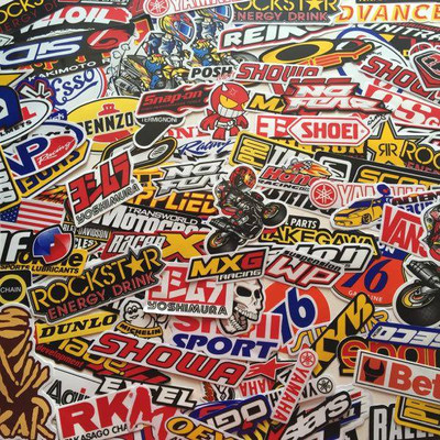 180 Mix Random Stickers Decal Motocross Motorcycle Car ATV Racing Bike ...