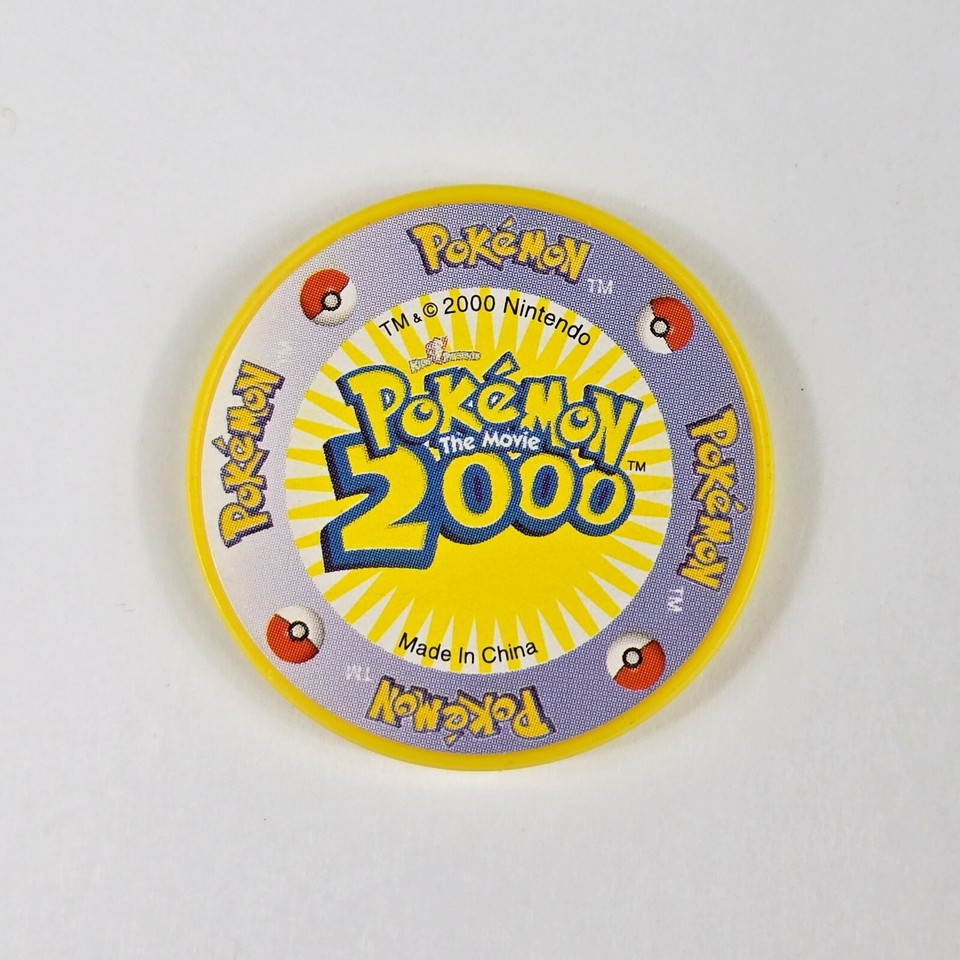 Lugia Pokémon 2000 Nintendo Pokemon The Movie Yellow Promo Coin Vintage ...