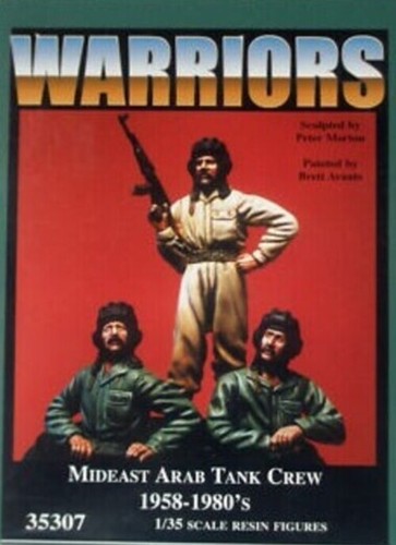 WARRIORS 1/35 Middle East Arab Tank Crew RESIN Model Mini Figure ...